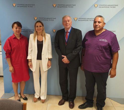Cyprus Justice Minister meets with International Narcotics Control Board