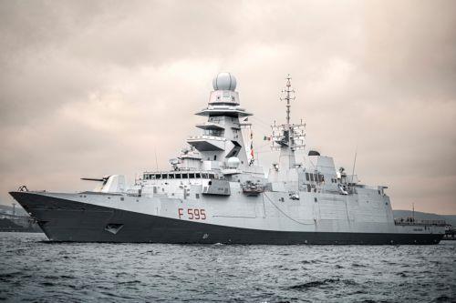 Italian Navy frigate "Luigi Rizzo" arrived in Limassol